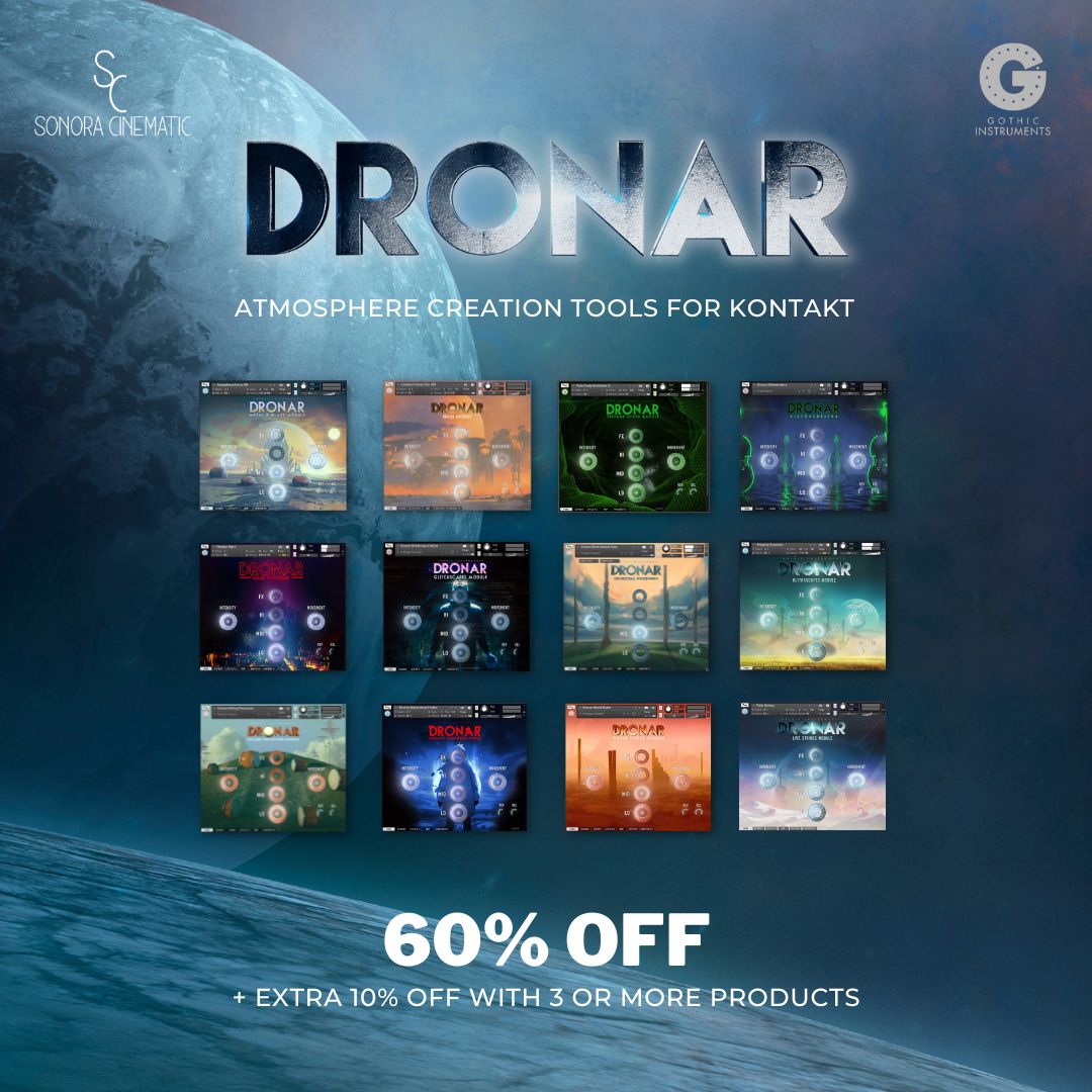 Save Up To 60% On DRONAR Atmosphere Creation Tools – Sonora Cinematic